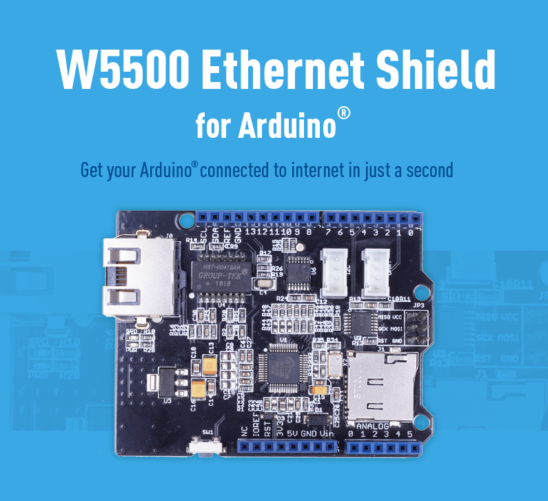 W5500 Ethernet Shield - Seeed Studio