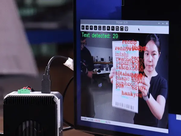 Real-time OCR with reComputer AI box | Seeed Studio Wiki