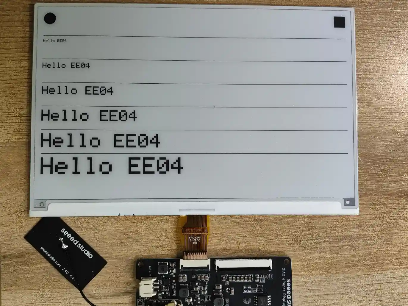 XIAO ePaper Display Board EE04 与 PlatfromIO | Seeed Studio Wiki