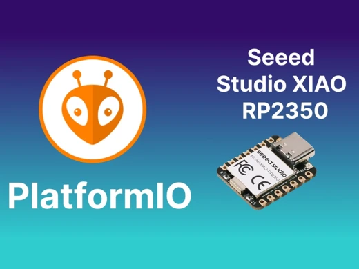 XIAO RP2350 with PlatformIO | Seeed Studio Wiki