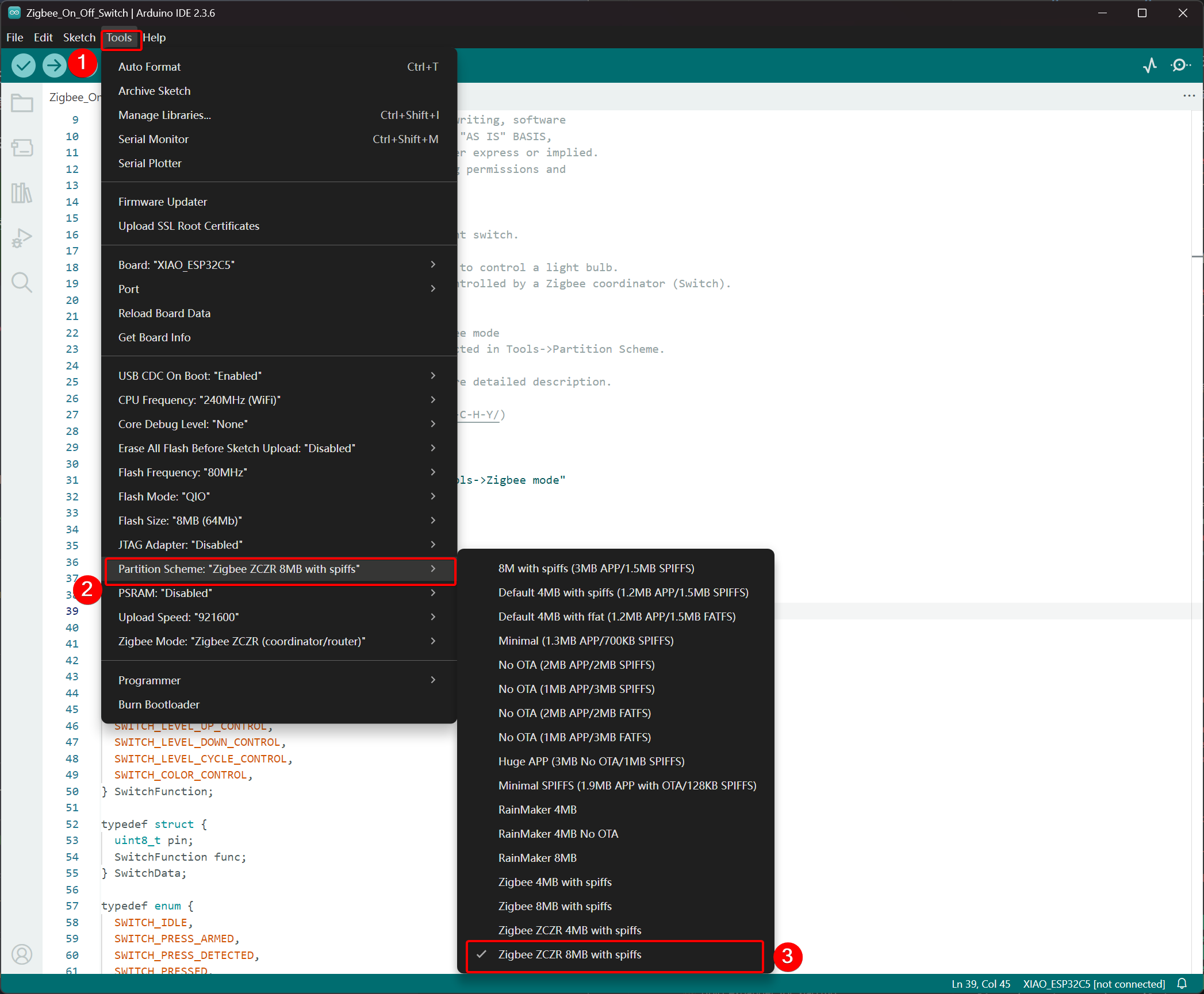 Guía de Inicio Rápido de Zigbee para Seeed Studio XIAO ESP32C5 (Arduino ...