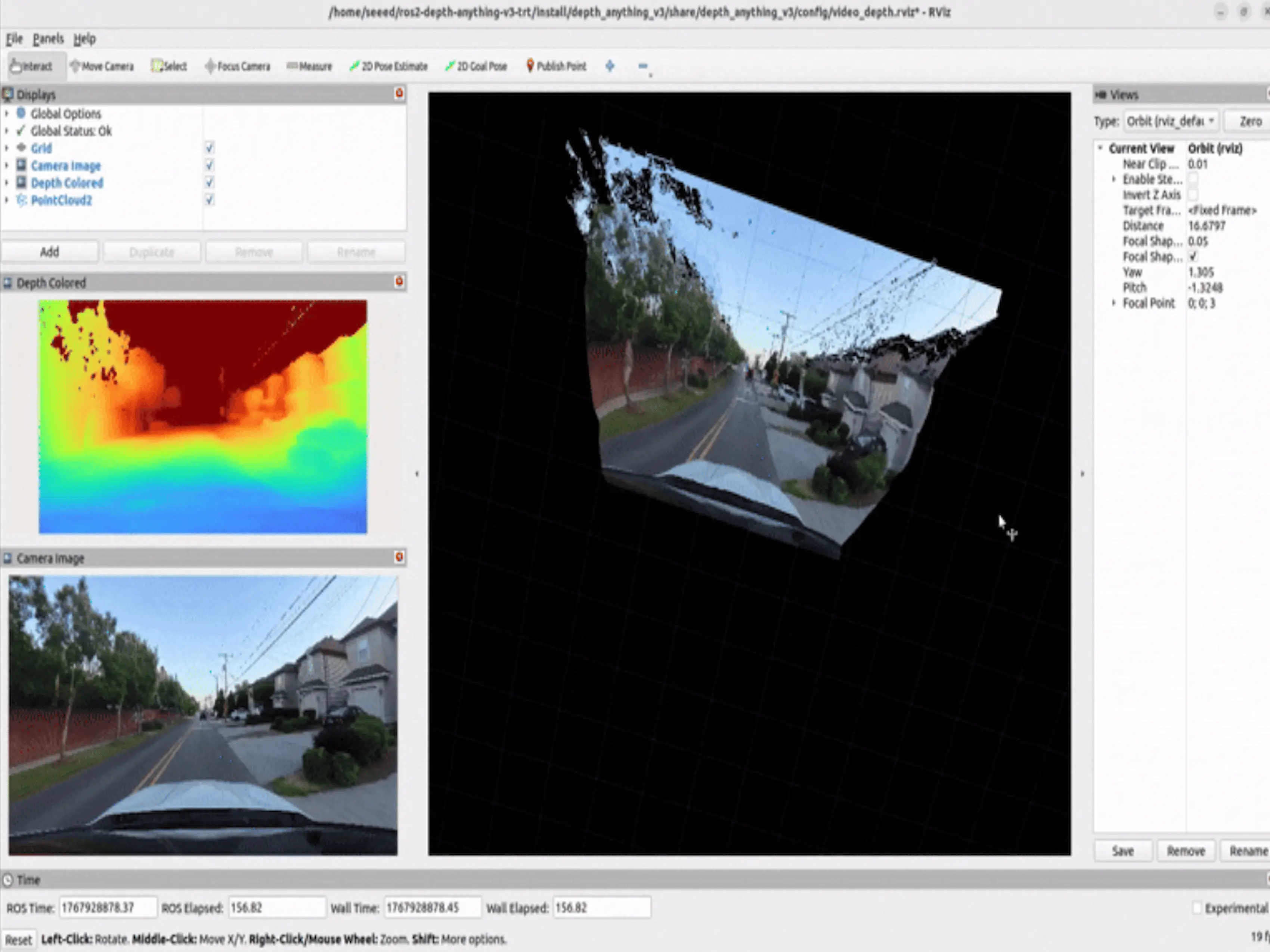 在 Jetson AGX Orin 上部署 Depth Anything V3 | Seeed Studio Wiki
