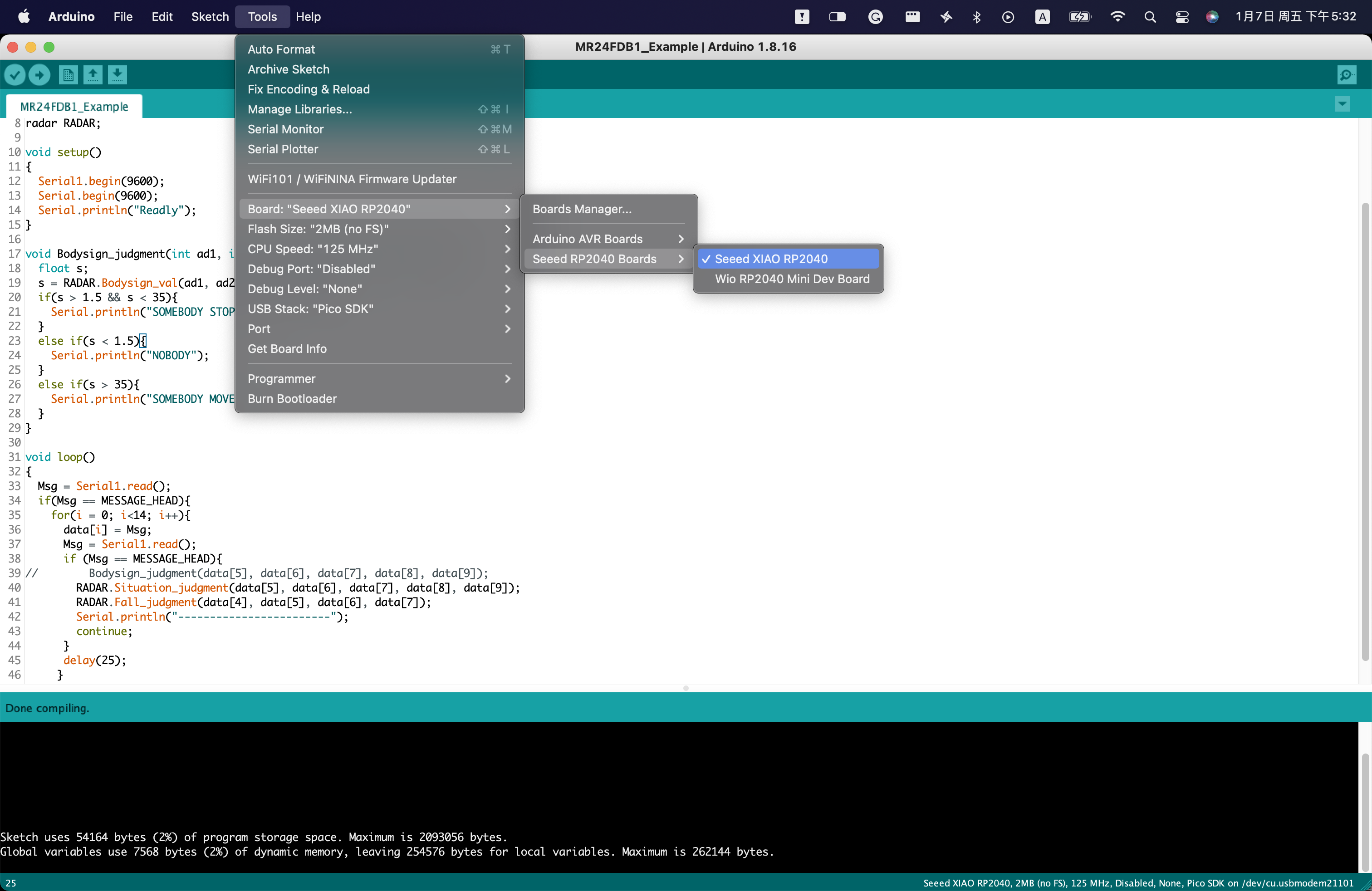 mmWave Human Static Presence Sensor - Seeed Wiki