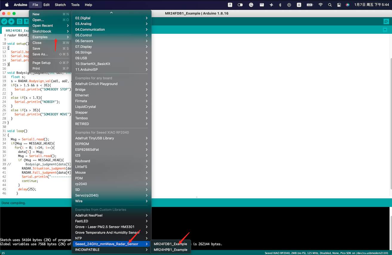 mmWave Fall Detection Sensor - Seeed Wiki