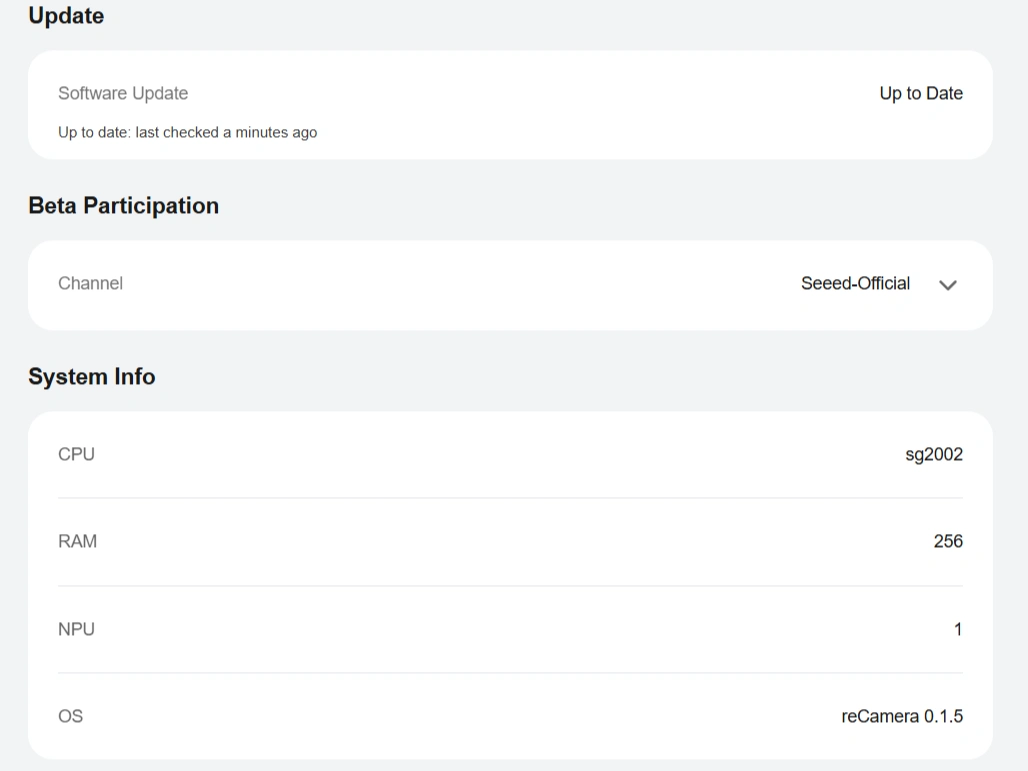 OS Version control | Seeed Studio Wiki