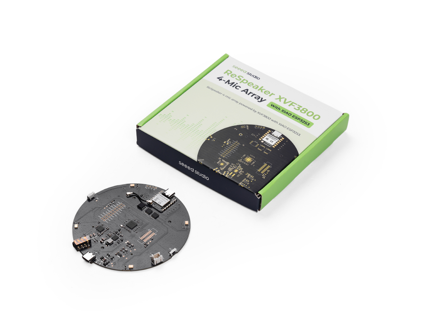 reSpeaker XVF3800 USB Mic Array with XIAO ESP32S3 RGB テスト | Seeed Studio Wiki