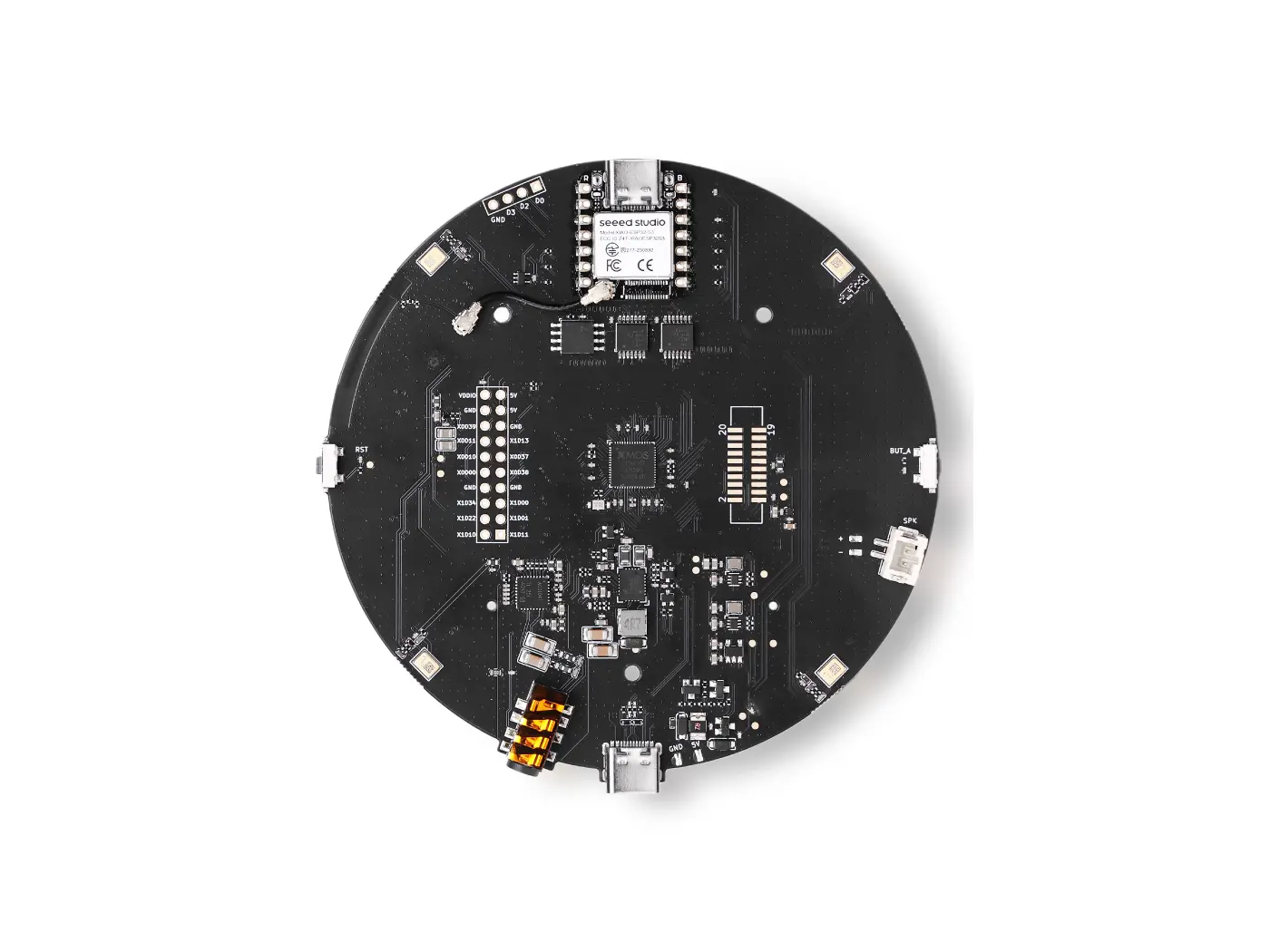 reSpeaker XVF3800 USB Mic Array con XIAO ESP32S3 MQTT Transmisión de Audio | Seeed Studio Wiki