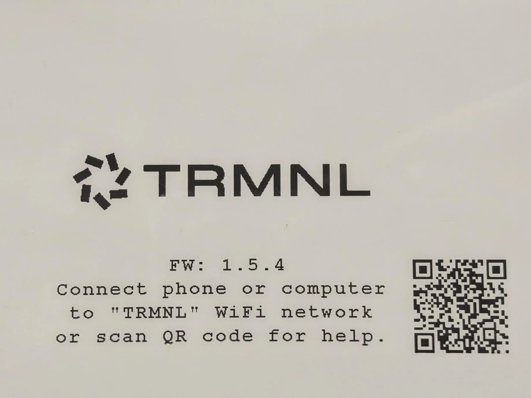 Funciona con TRMNL | Seeed Studio Wiki